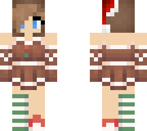Gingerbread Girl | Minecraft Skin