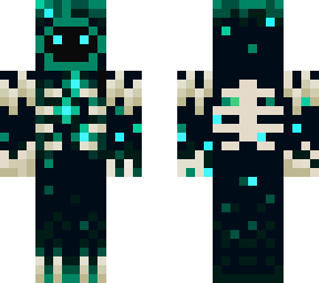 Human warden | Minecraft Skin