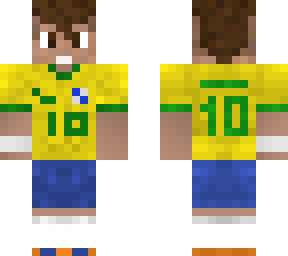 Neymar JR Brazil World Cup 2014 | Minecraft Skin