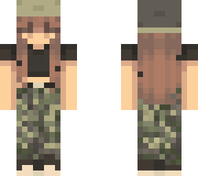 camo girl | Minecraft Skins