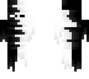 Black and White Ghost | Minecraft Skin