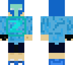 Blue boy skin w/ helmet | Minecraft Skin