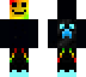 rgb creeper | Minecraft Skins