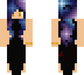 Galaxy Demon Dress | Minecraft Skin