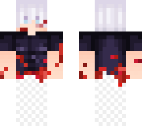 gojo in half | Minecraft Skins