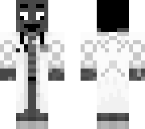 Meaty Doctor Monotone (McFlopsi) | Minecraft Skin