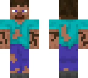 Poor Steve | Minecraft Skin