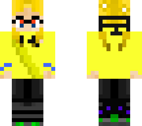 Splatoon 3 Octoling (Custom design) | Minecraft Skin