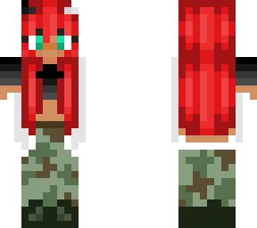 red girl | Minecraft Skins