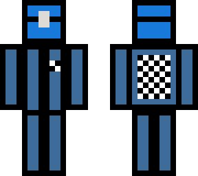 Blue chest | Minecraft Skin