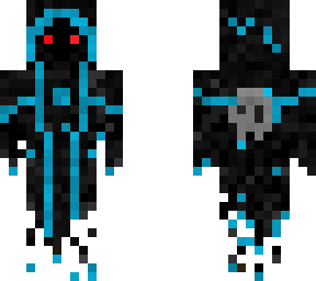 blue fire wraith | Minecraft Skin