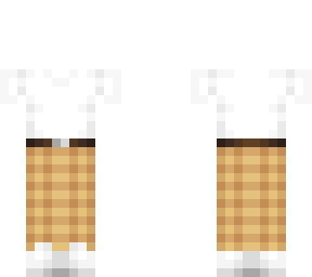 OB - Casual White T w/ Checkered Pants | Minecraft Skin
