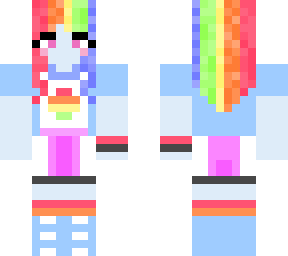 rainbow dash | Minecraft Skin