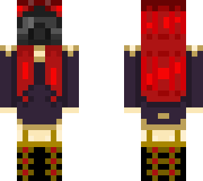 Red Head Gas Mask | Minecraft Skin