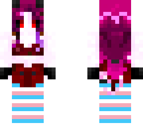 pink demon | Minecraft Skins