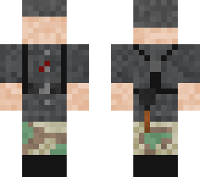 Werhmacht (splinter camo pants) summer | Minecraft Skin