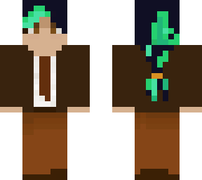 Black hair oz | Minecraft Skin