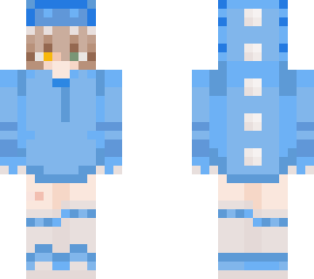 blue dino | Minecraft Skin