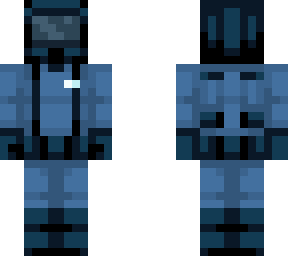 Blue lethal company | Minecraft Skin