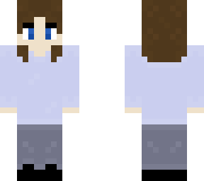 brown hair blue eyes | Minecraft Skins