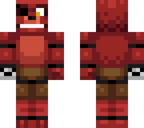 fnaf foxy | Minecraft Skins