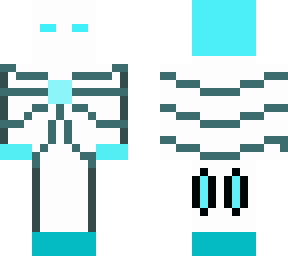 lightning blue armor | Minecraft Skin