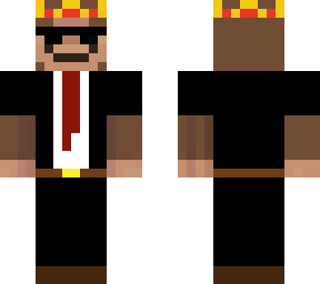 monkey in suit | Minecraft Skins