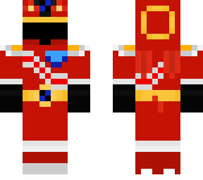 red power rangers | Minecraft Skins