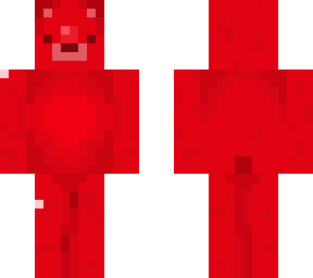 Red Gummy Bear | Minecraft Skin