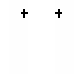 White skin with cross | Minecraft Skin