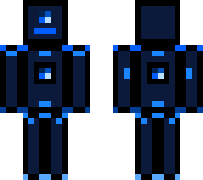 Blue npc bot | Minecraft Skin