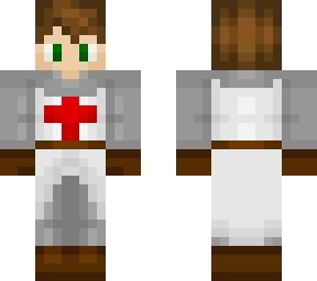 Templar Knight (No Helm) | Minecraft Skin