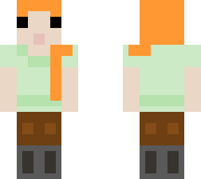 8 bit Alex | Minecraft Skin