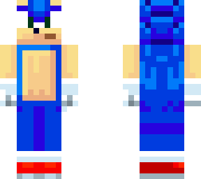 bedrock sonic | Minecraft Skins