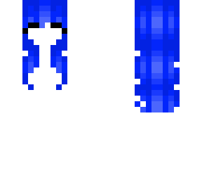 Blue Hair Base | Minecraft Skin