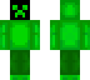 Drip Creeper Dude | Minecraft Skin