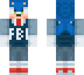 FBI Sonic the Hedgehog | Minecraft Skin