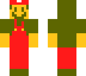 8 bit mario | Minecraft Skins