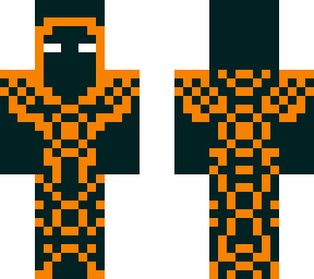 Orange void suit | Minecraft Skin