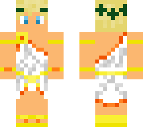 Apollo, god of the sun, with laurel wreath. | Minecraft Skin