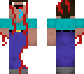 Bloody Minecraft Noob | Minecraft Skin