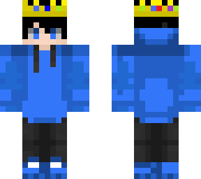 Blue crown | Minecraft Skin