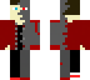 half robot | Minecraft Skins