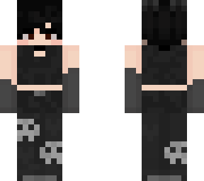 Goth Girl Mullet | Minecraft Skin