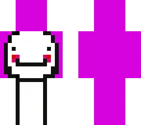 Purple-ish bashful Dream | Minecraft Skin