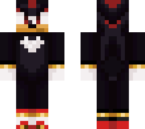 shadow the hedgehog | Minecraft Skins