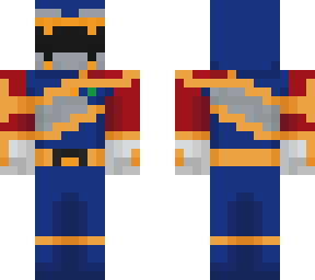 Zyuden Sentai Kyoryuger - Kyoryu Navy | Minecraft Skin