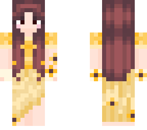 yellow girl | Minecraft Skins