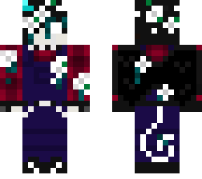 Ghostly Roses | Minecraft Skin