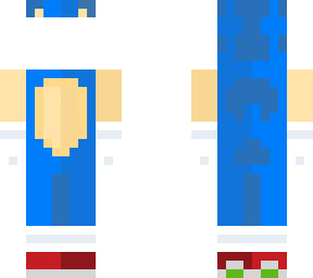 sonic onesie | Minecraft Skins
